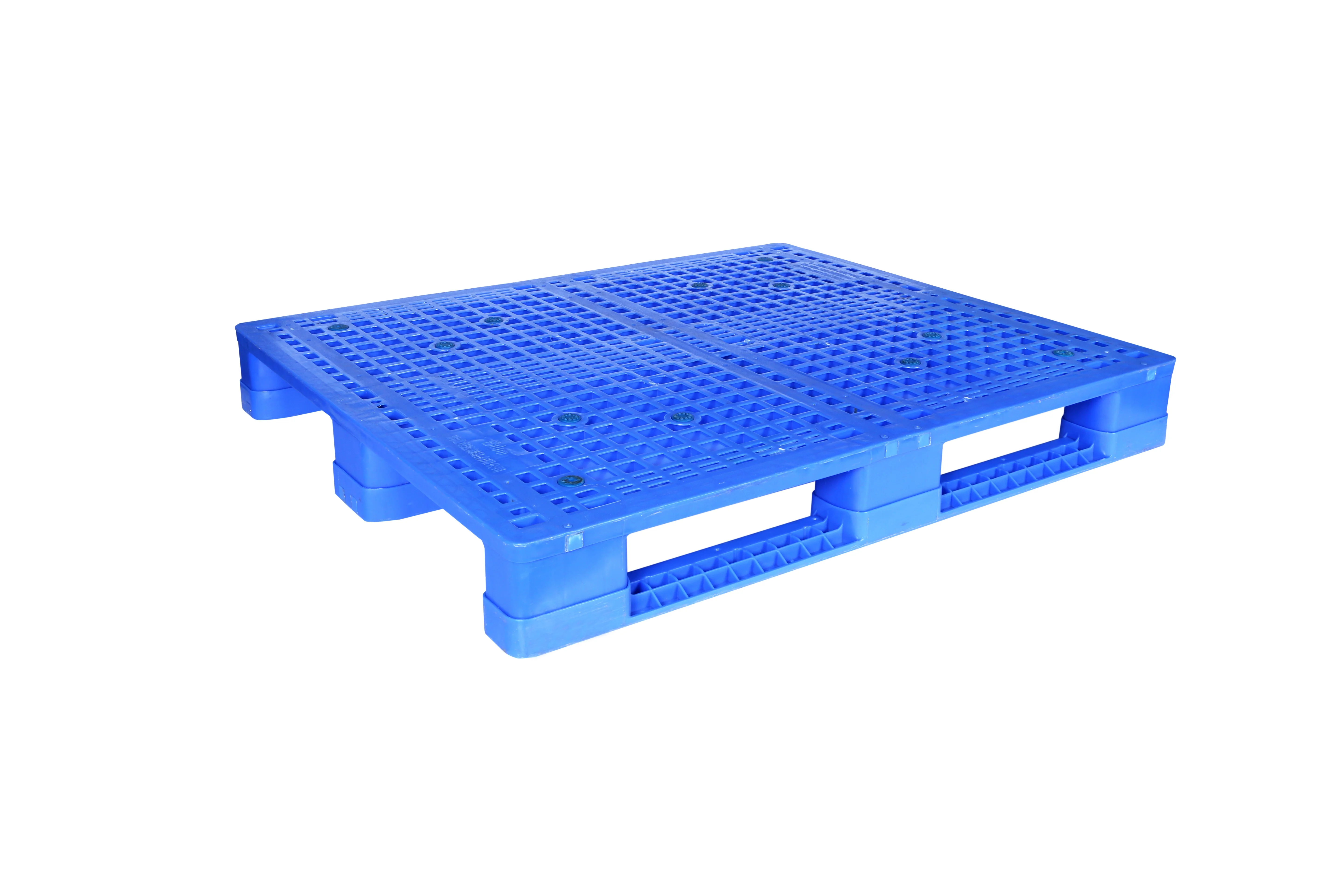 Structural Plastics Stackable Platform Starter Grid Top Blue Plastic ...