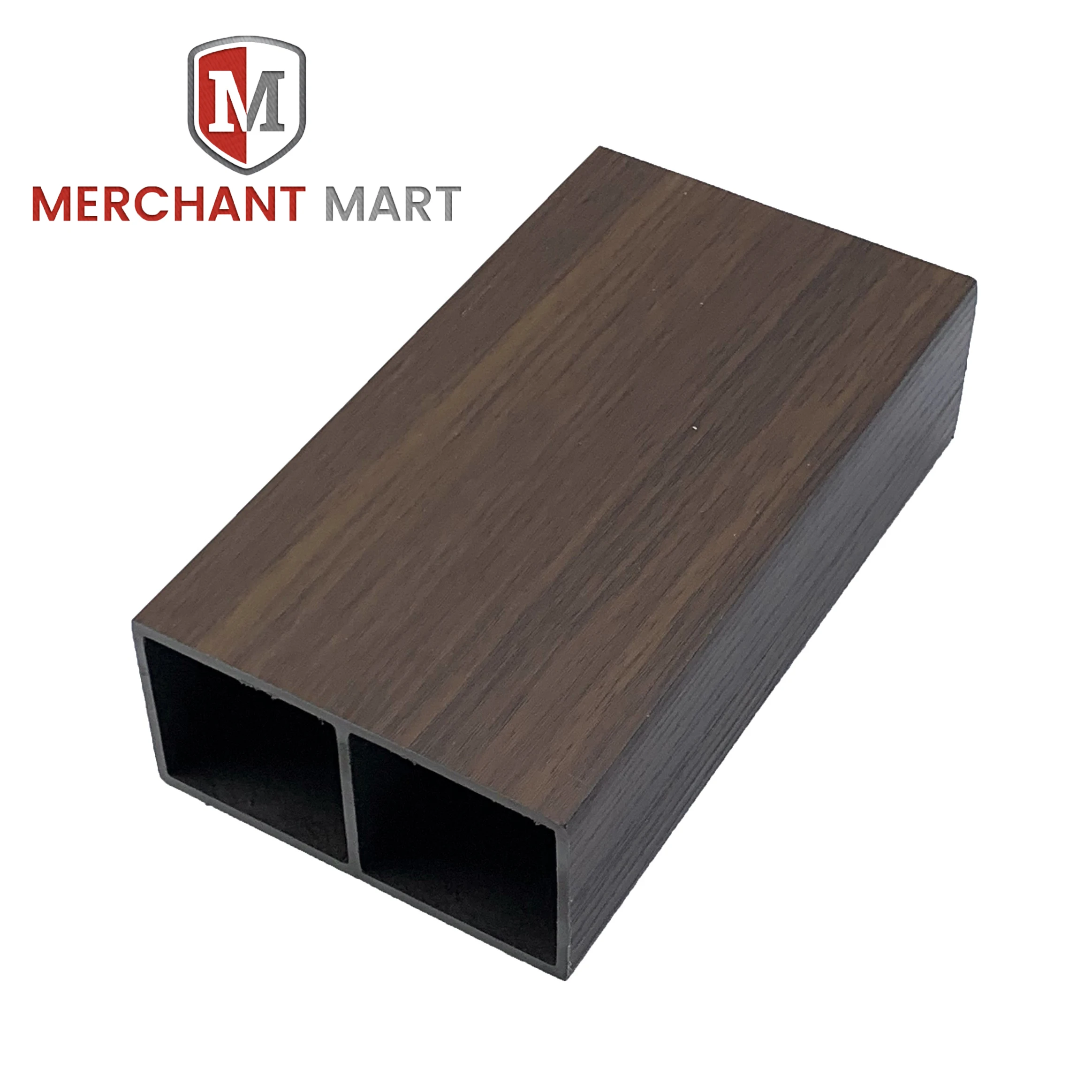 Easy Install Wpc Composite Plastic Wood Timber Tube Interior Decorative ...