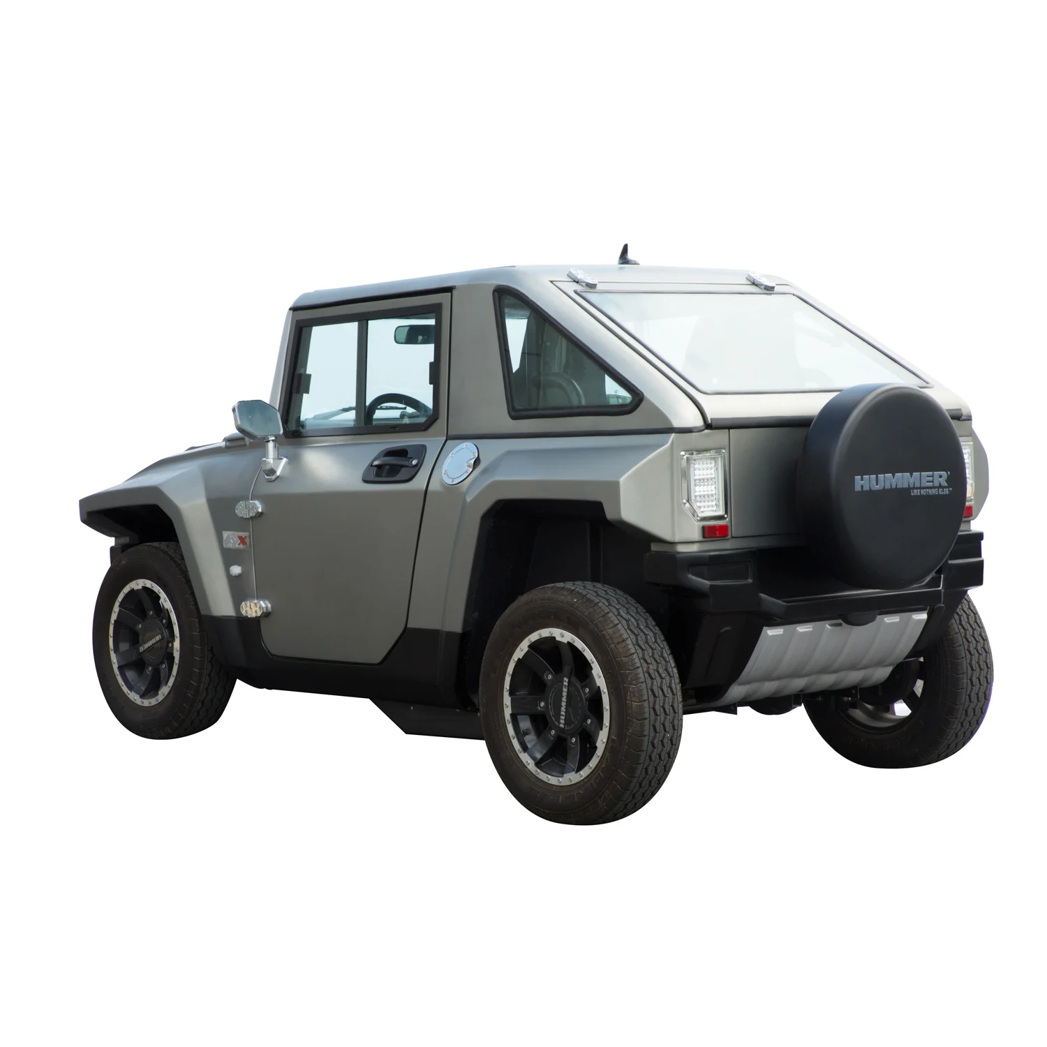 Hummer 2 Seats Electric Vehicle Battery Car With A/c Cabin - Buy ...
