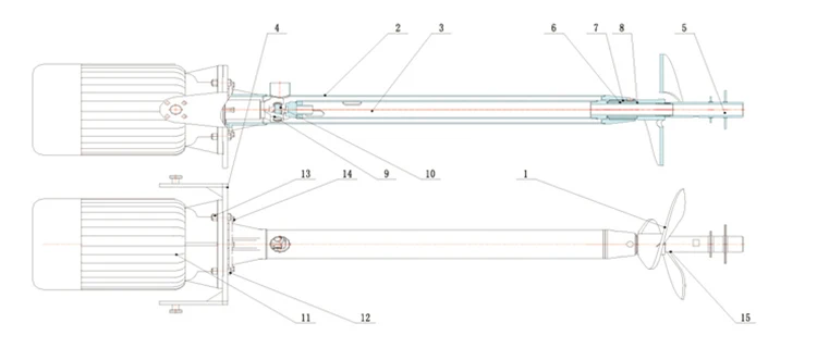 Propeller Aspirator Aerator for Oxidation Ditch - QIANKUN