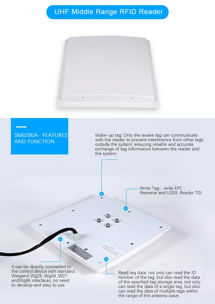UHF RFID Reader - SCANMAX SM8280A - Active Tunnel Reader