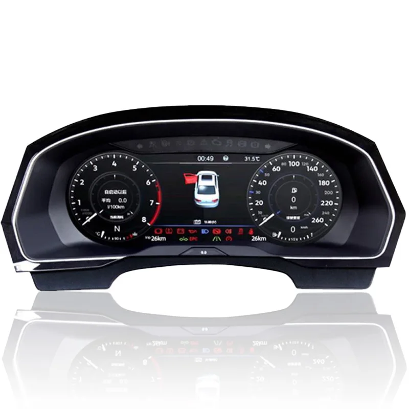 Glosok Digital Dashboard Panel Virtual Instrument Cluster Cockpit Lcd ...