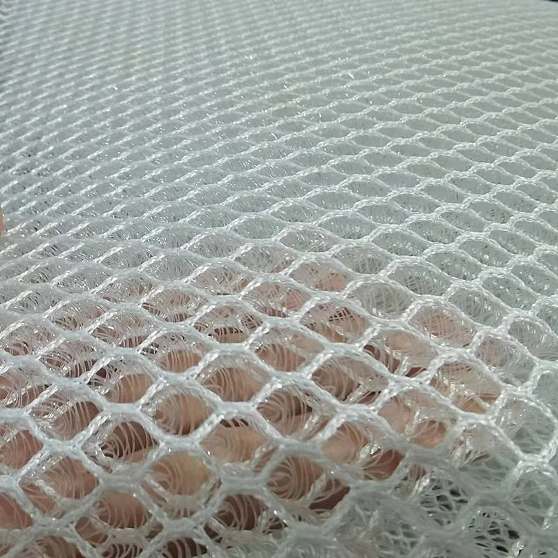 Big Hole White Air Mesh Fabric 3d Spacer Air Mesh Fabric For Mattresses ...