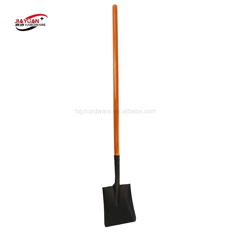 Shop High Quality Spade Square Nose Shovel with Wood Handle