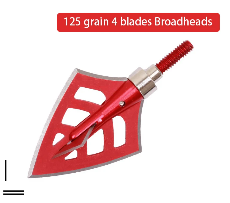 125 Grain Red Devils - Powerful Archery Broadheads for Hunting
