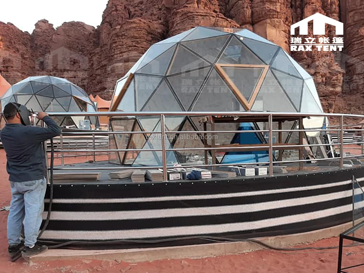 Cheap Glass Igloo 6M/8M Geodesico Domo House for Outdoor Glamping
