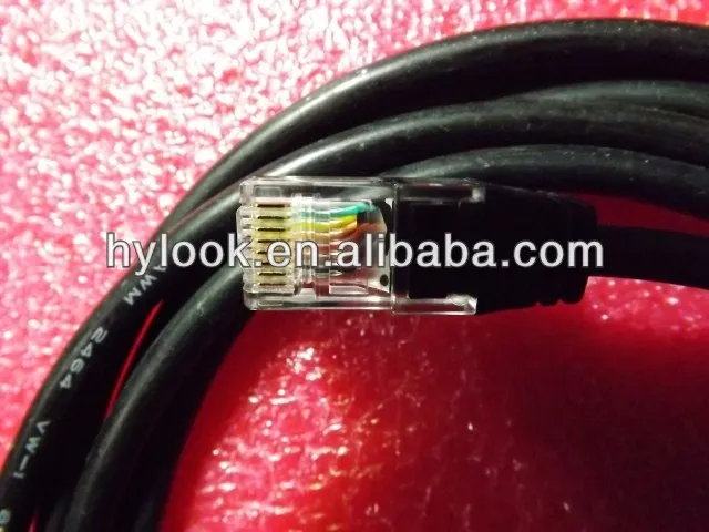 Rs232 Db9 Serial To Rj45 Cable For Verifone Vx510 Vx570 Programming ...