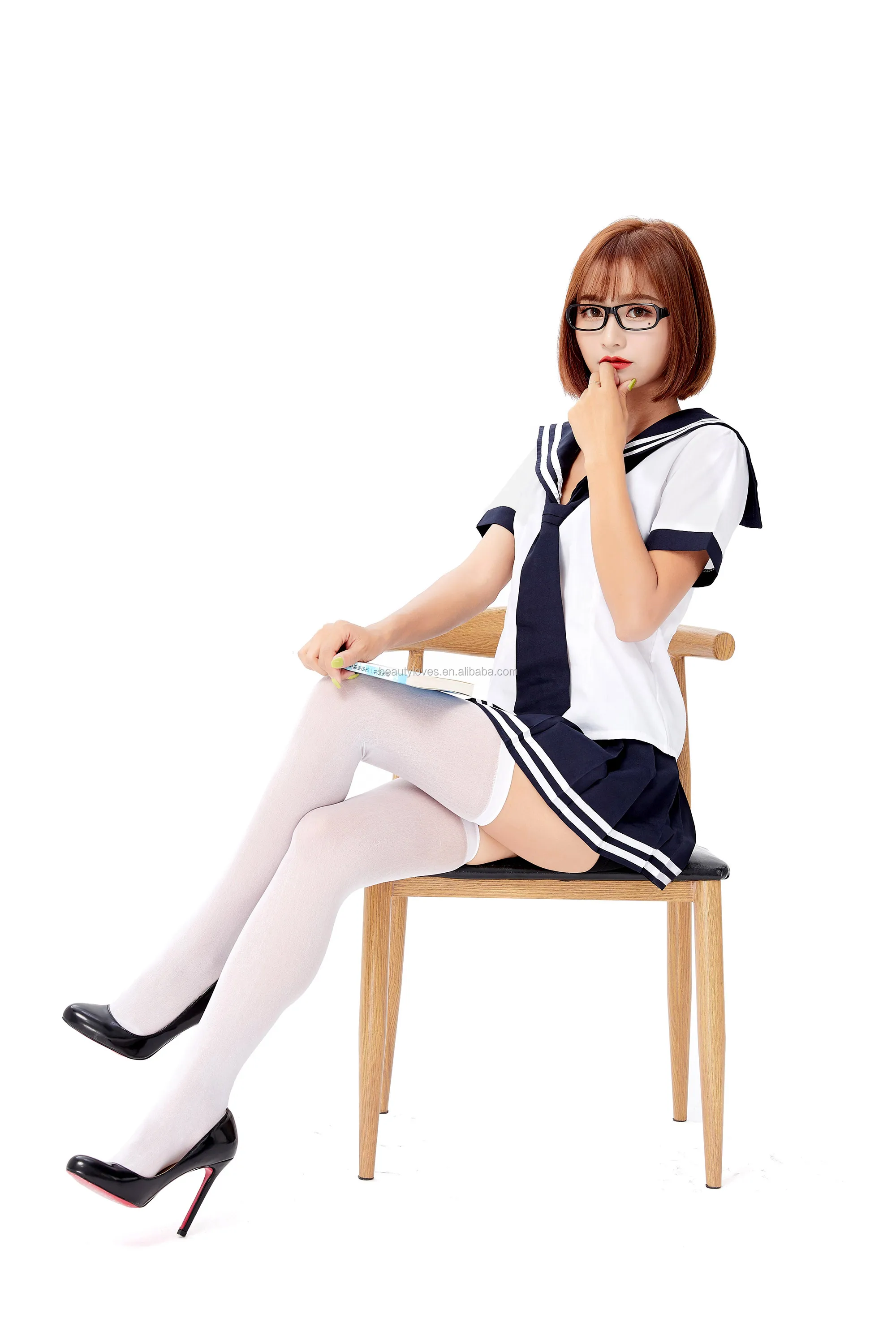 Ladies Nerdy Flirty Naughty School Girl Costumes Sexy Adults St ...