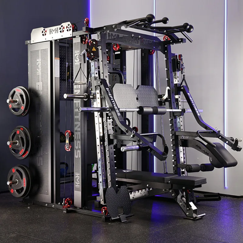 All-in-one Smith Cage System - Versatile Exercise Equipment