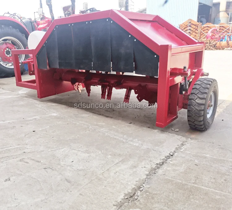 Tractor Pto Driven Rear Mounted Compost Turner,Chicken Dung And Cow ...