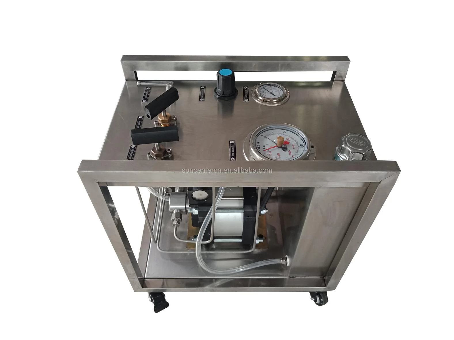 Hydraulic Pressure Pump Test Bench with Round Chart Recorder