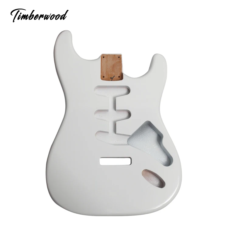 Top Quality Electric Guitar Body Strat White Color New American Alder ...