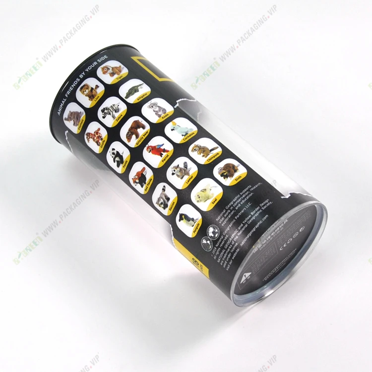 High Transparent Plastic Storage Tubes - Recyclable & Customizable