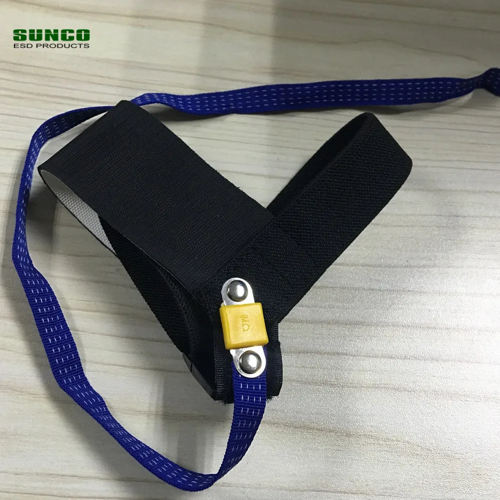 Dissipative/conductive Black Rubber Esd Foot Grounding Straps ...
