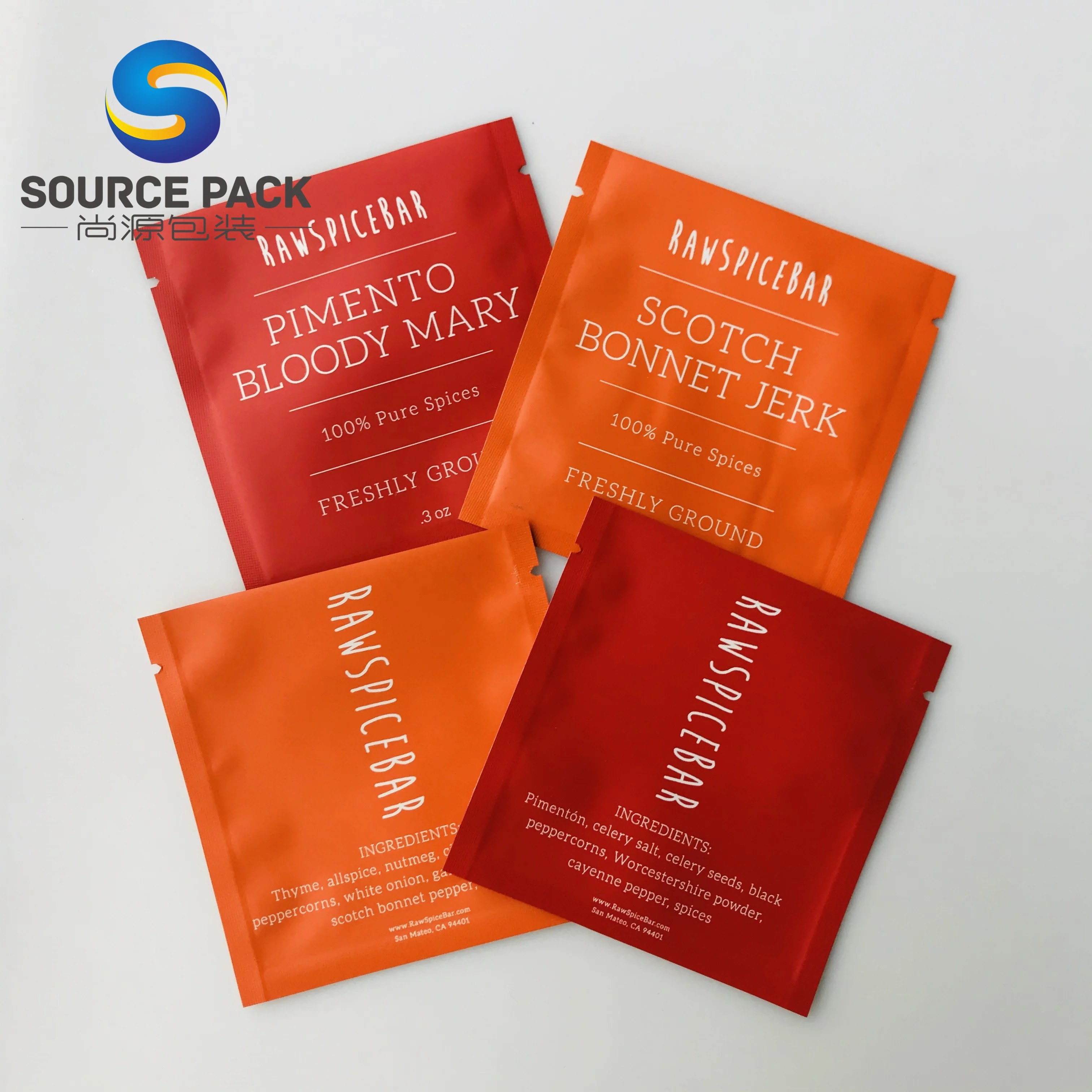 Custom Small Empty Tea Coffee Sachet Pouch Bag - SOURCE PACK