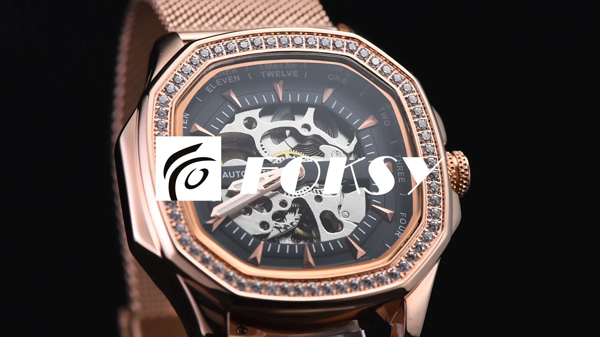 Custom Oem Designer Brand Your Own Saat Wholesale Premium Crystal Bling ...