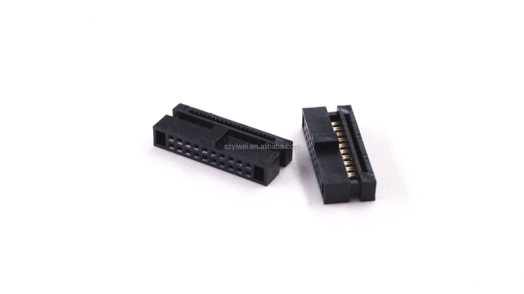 0.050" 1.27mm 20 Pin Idc Socket 2x10 Position Rectangular Female ...