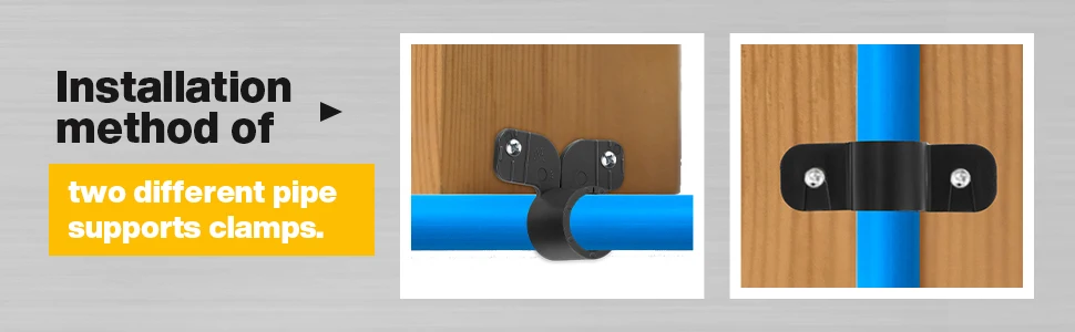 1/2 Inch PEX Copper CPVC Pipe Supports Clamp Supports Pipe Clamps PEX ...