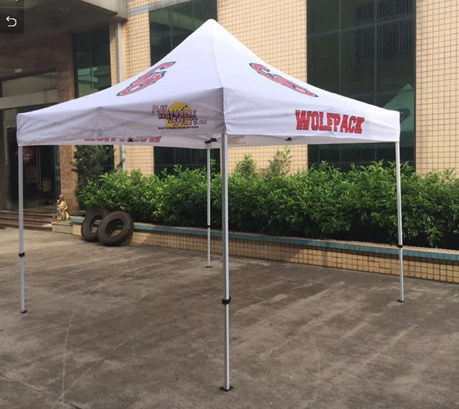 Aluminum Frame Folding Waterproof Pop Up Tent For Printed Custom Logo ...
