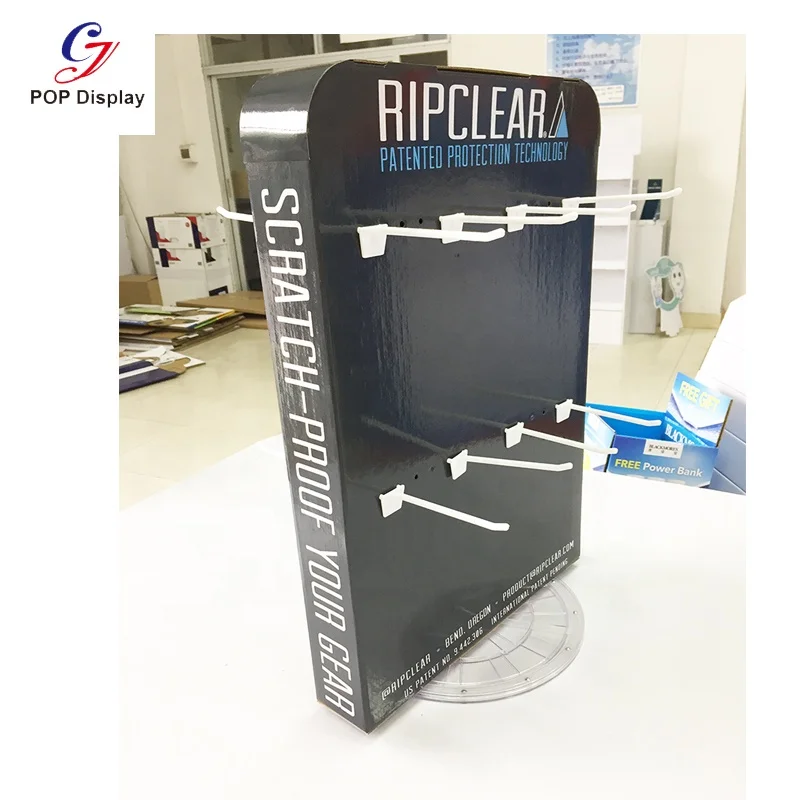 Customized Rotating Cardboard Display - CAIYIJIE Hook Tabletop