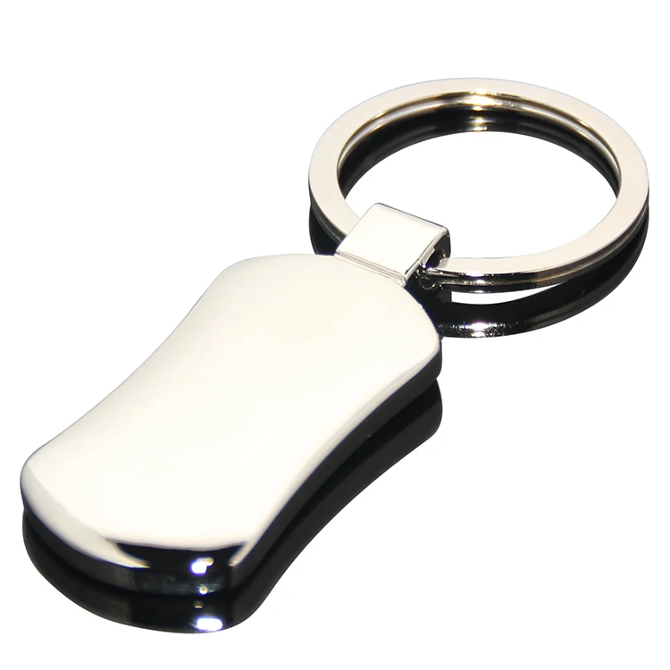 Blank Stainless Steel Sticker Promotional Zinc Alloy Plated Silver ...