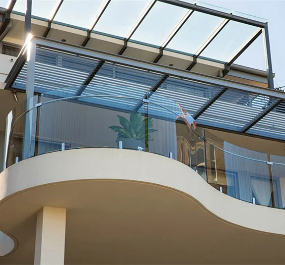 Contemporary Roof Terrace Railings Plexiglass Deck Railing