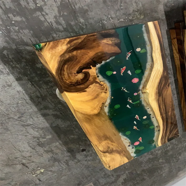 Chinese Locust Burl Wood Resin Coffee Table - Buy Buy Coffee Table ...