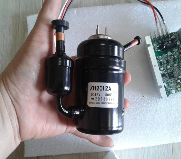 Iso Certificate Mini 12v 24v 48v Dc Micro Compressor Refrigeration ...
