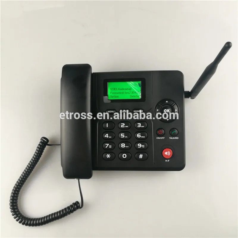 4g Lte Gsm Fixed Wireless Desktop Phone Android 4.4 With Wifi Hotspot+1 ...