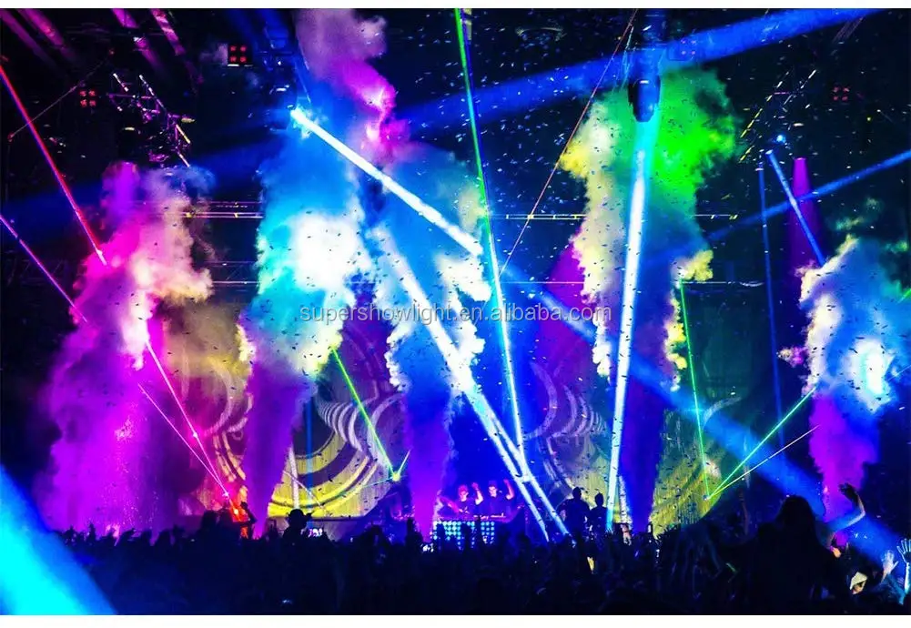 Stage Effect Machine Co2 Machine 12*3w Rgb Color Mixing Gas Plug In/out ...