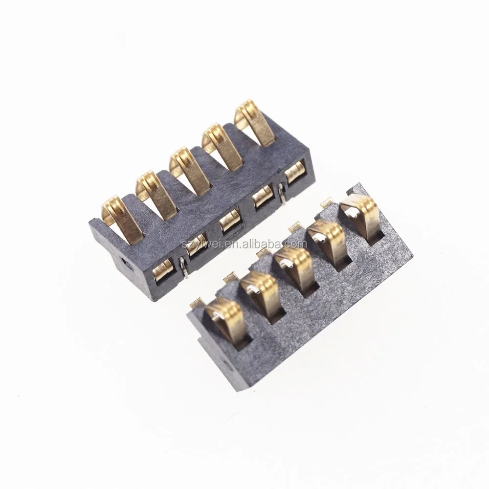 Spring Compression Contact 2.5 Mm Pitch 5 Pin Male SMD