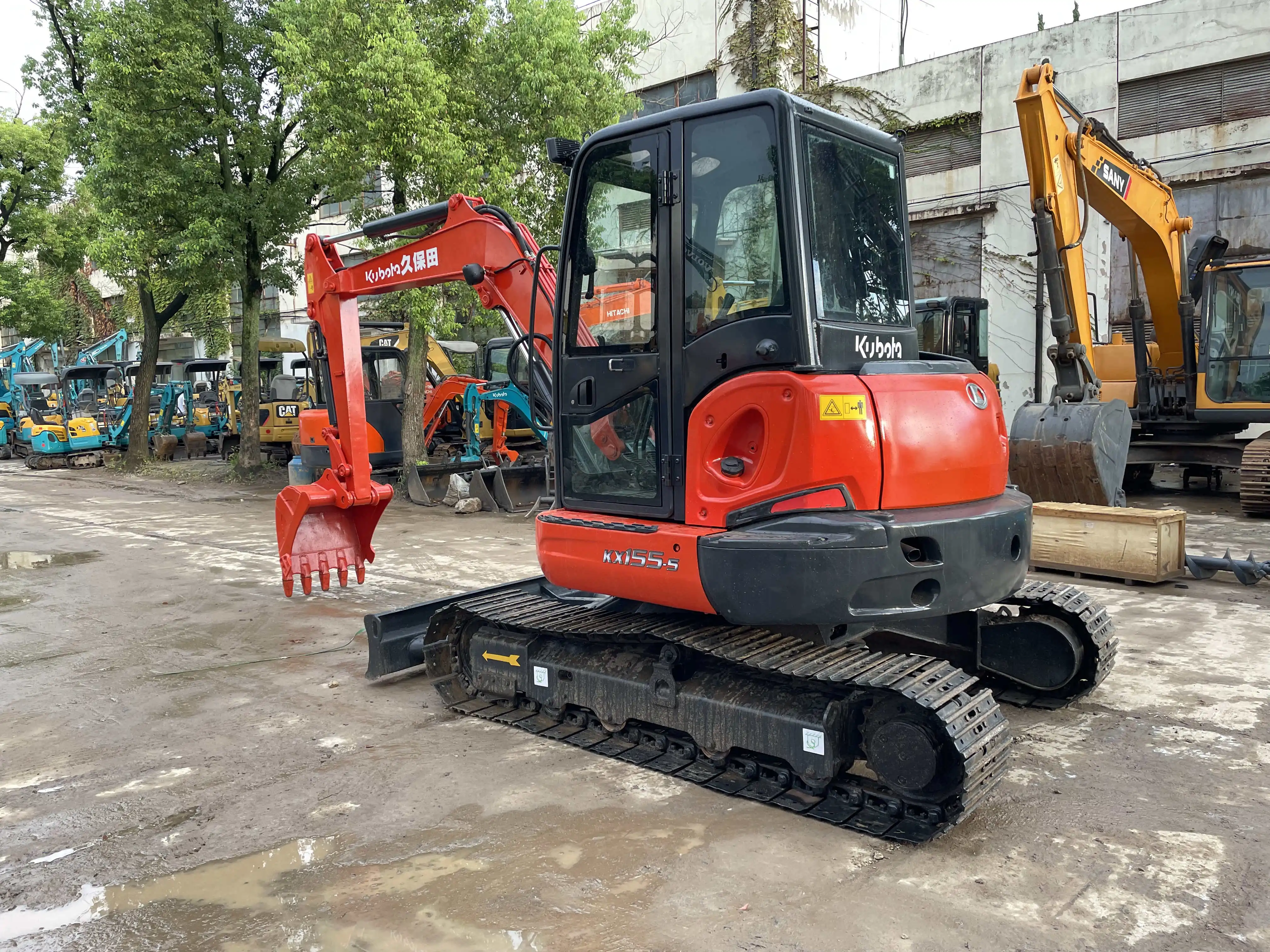 Used Excavator Kubota Kx155 Kx165 Mechanical Compact Second Hand 5t ...