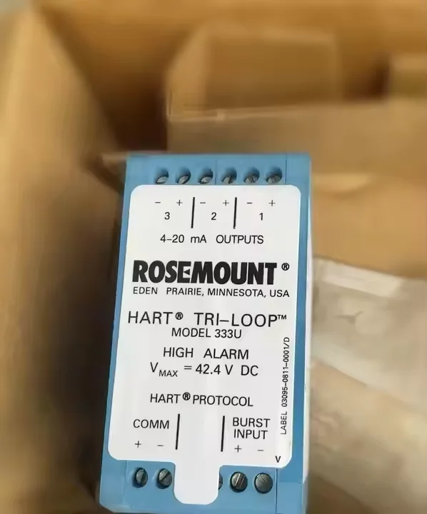 Emerson Rosemountt 333U Hart Tri-loop Signal Converter 4-20 MA with ...