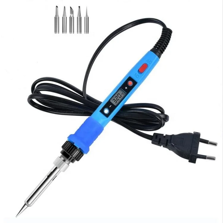 6-in-1 Digital Display Soldering Iron Set 80wlcd Adjustable Temperature ...