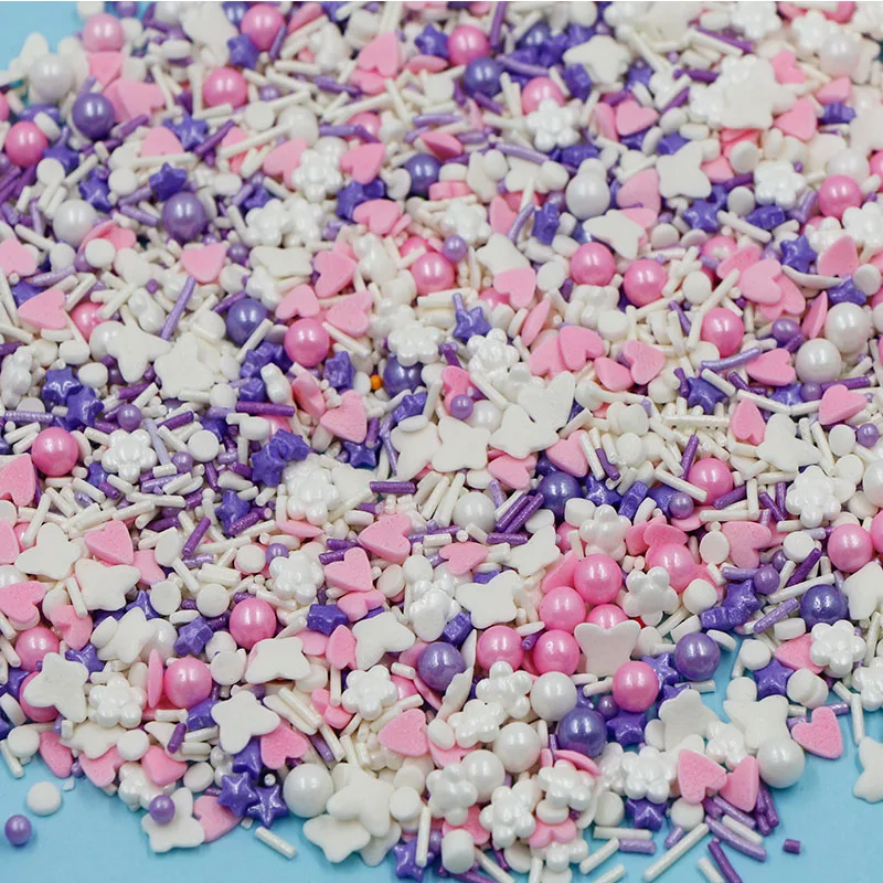 Solid Gold Sugar Ball Edible Cake Sprinkles Mixed Pearls Beads Food ...