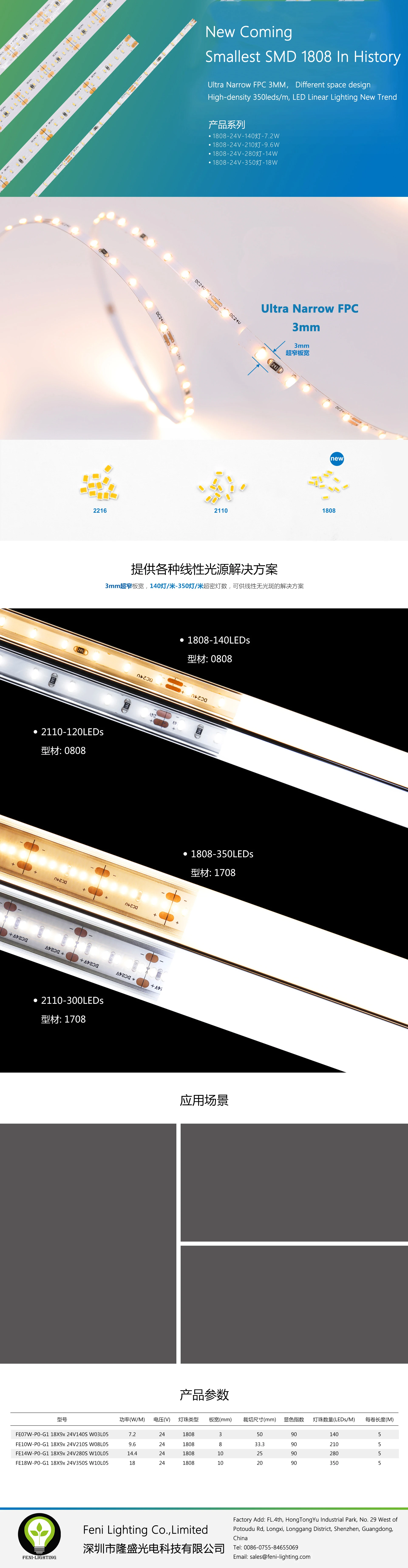 Smallest Smd Leds 1808 In History Dc24v 1808 Led Strip With Ultra ...