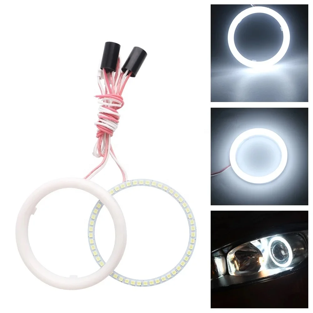Angel Eyes Light Led Drl With Cover For Car Headlights Led Light 60mm ...