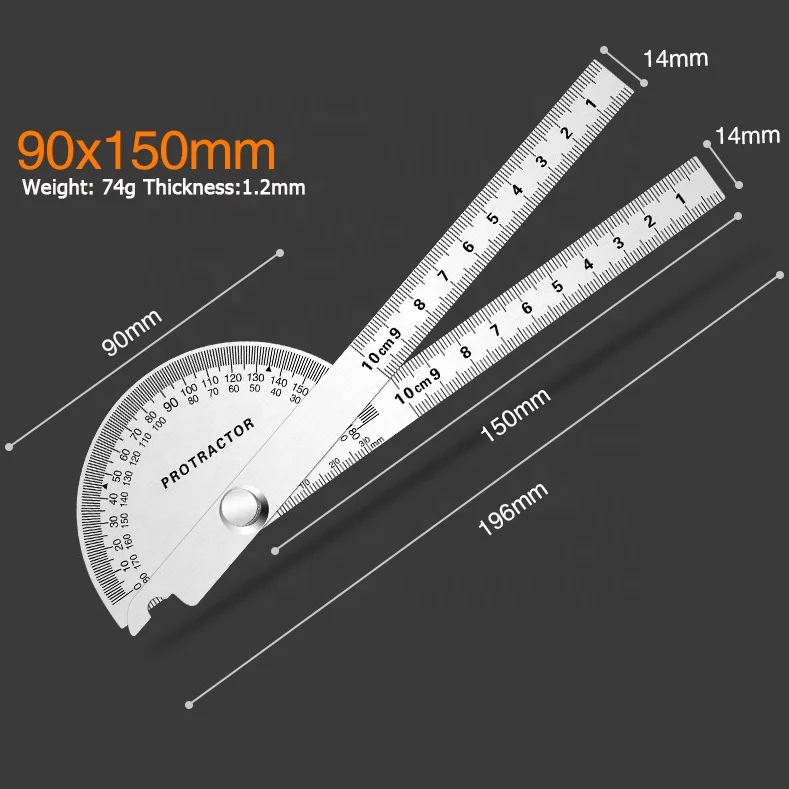 Angle Protractor - Precision Measurement Tool for Woodworking
