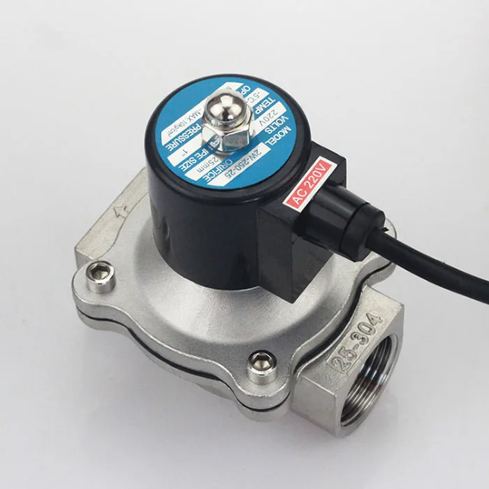 Ip68 Underwater Solenoid Valve Stainless Steel 1 Inch 1-1/4" Normally ...