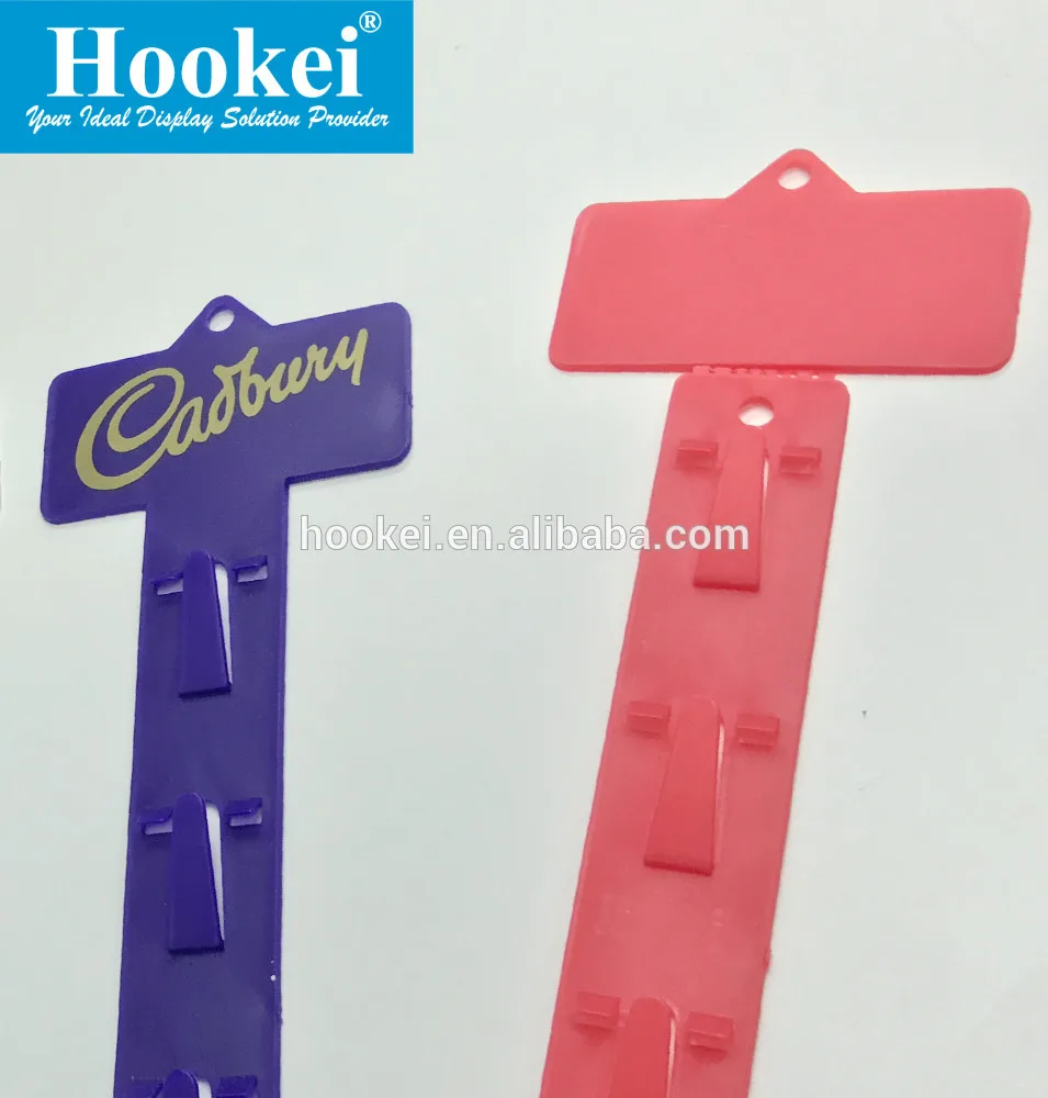 Pp Injection Semi-transparent Clip Strips W/12 Station For Supermarket ...