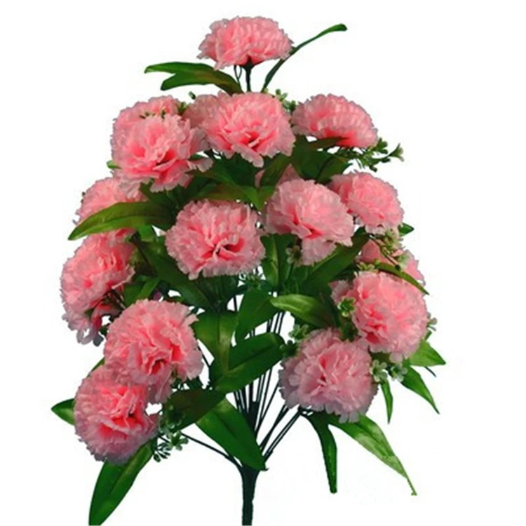 24 Heads Artificial Carnation Flower - Buy Artificial Carnation ...