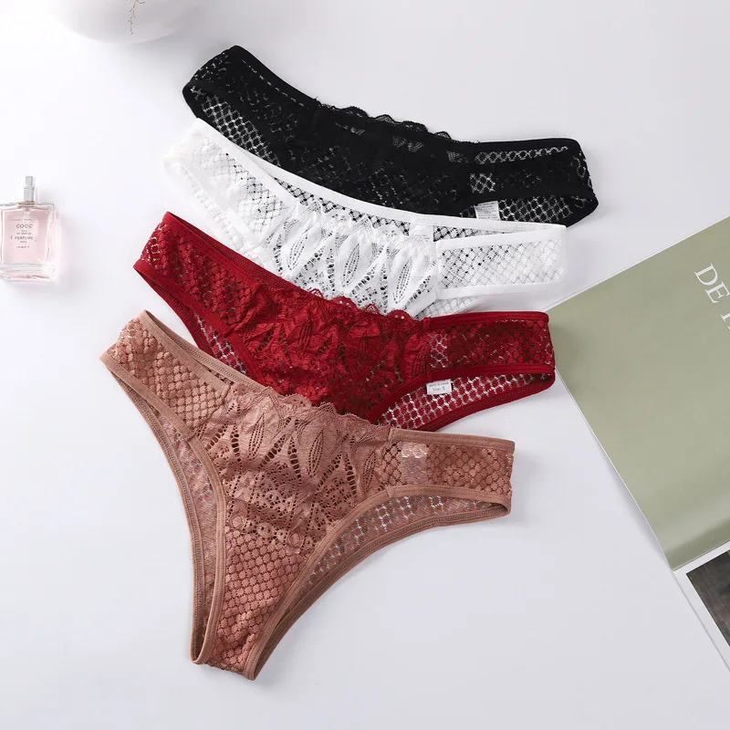 ODM/OEM Women Bragas De Encaje Para Mujer Hollow Out Lace Underwear ...