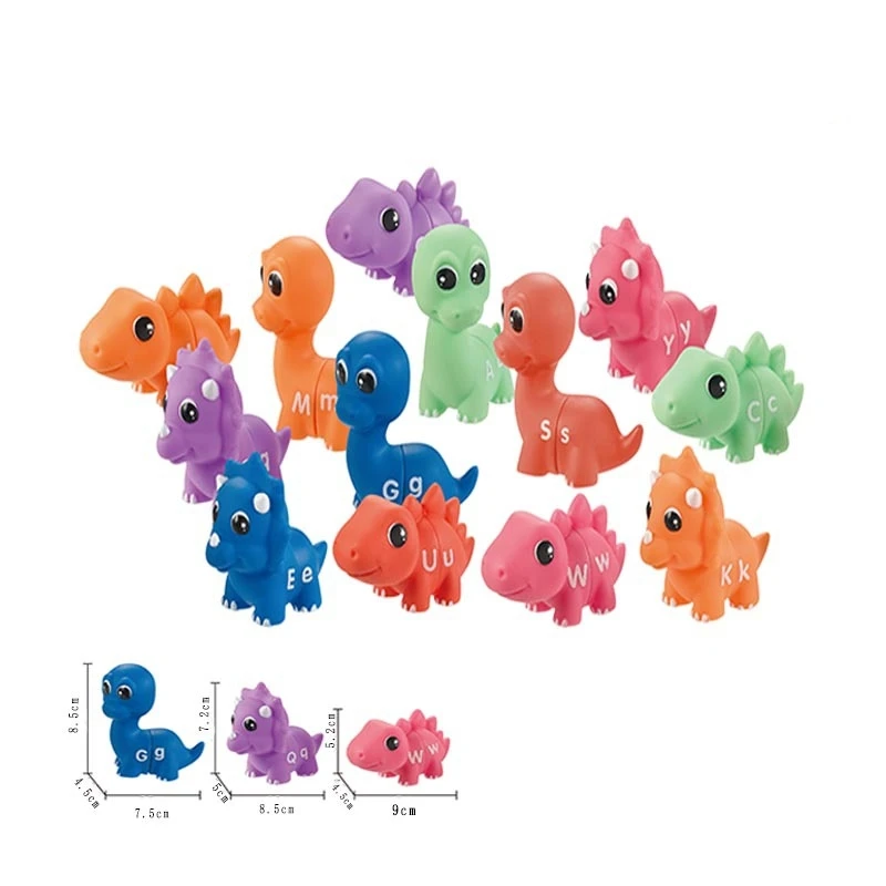 Soft Vinyl Alphabet Puzzle Toy - Dinosaur Early Learning