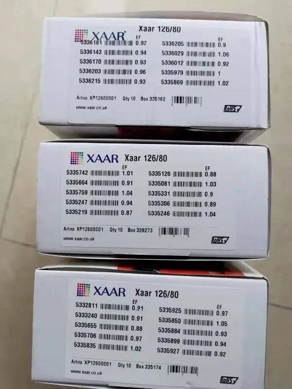 Original Xaar 126 80pl Print Head / Xaar Solvent Jet Printer Printhead ...