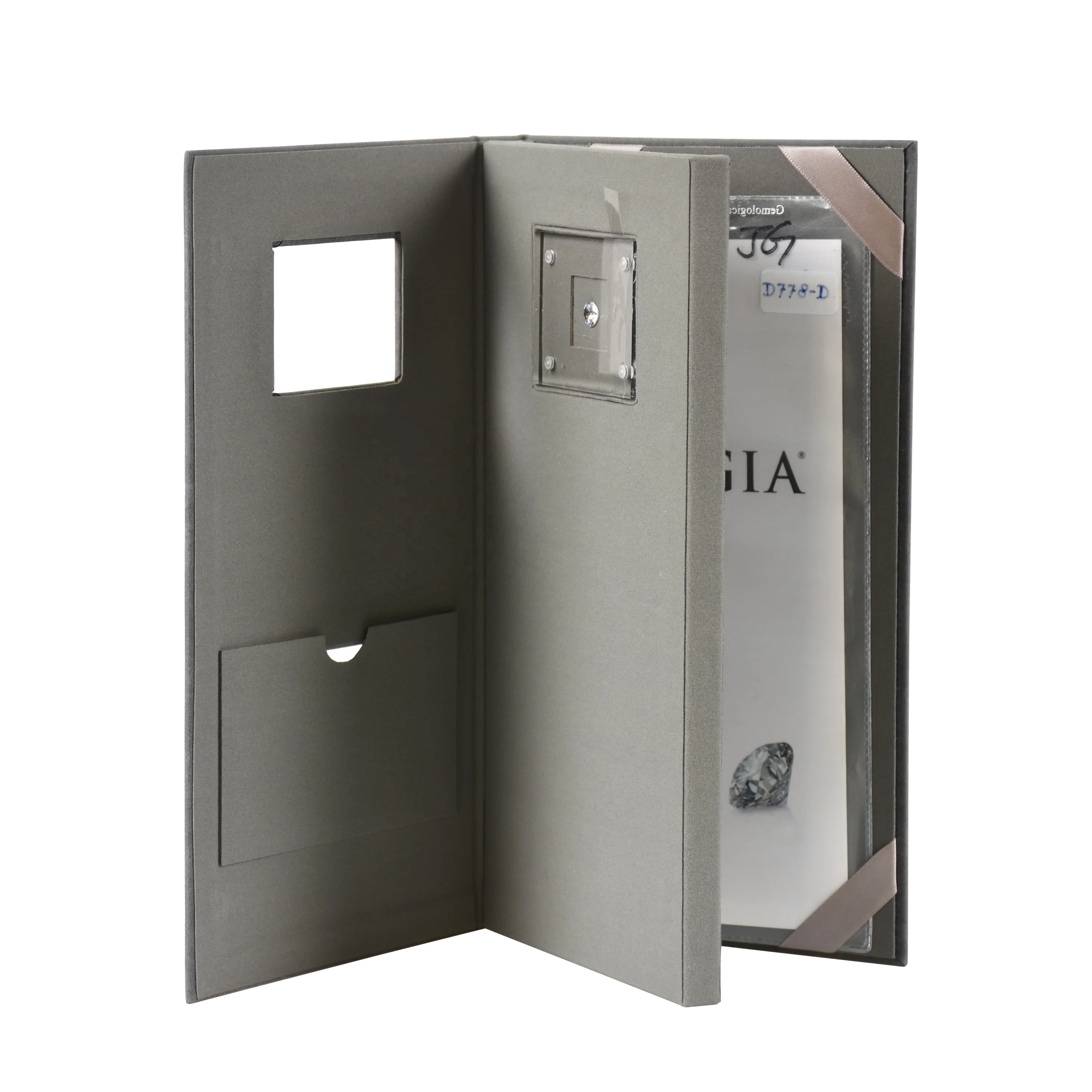 Custom Fashionable Creative Luxury Loose Diamond Display Box Package