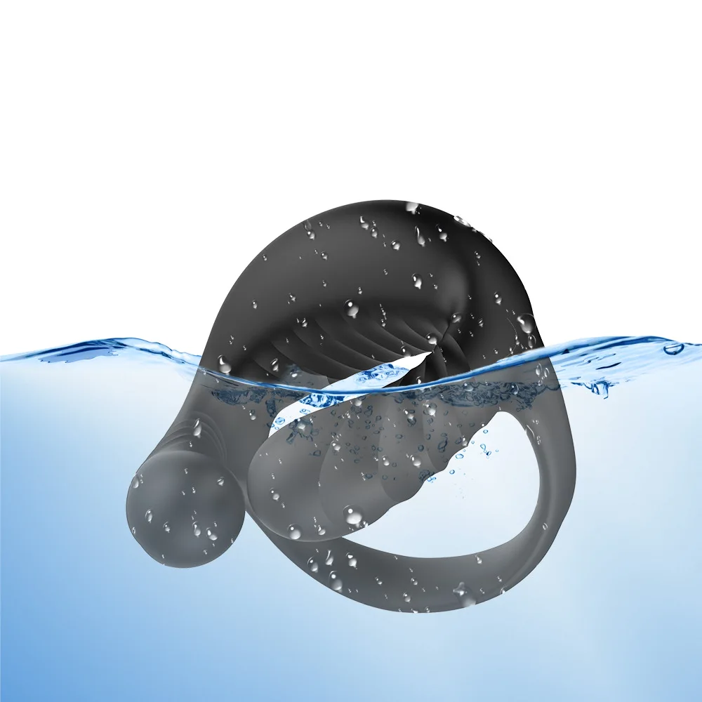 Three Types Of Vibration Modes Silicone Penis Ring Multiple Vibration ...