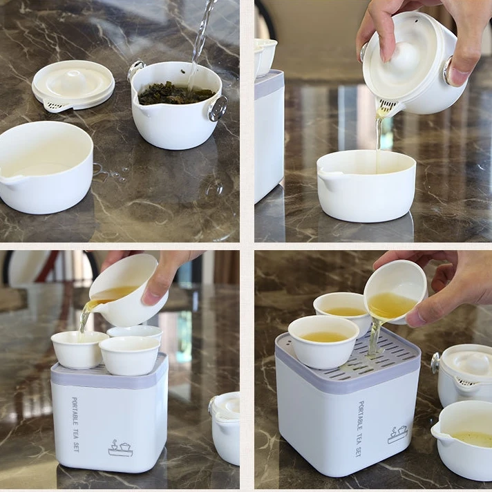5 In 1 2024 New Tea Cup Tea Pot Outdoor Travel Portable Tea - Buy ...