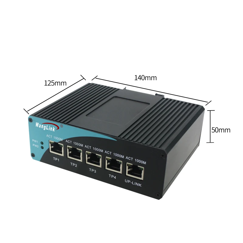 Wanglink 5 Port Industrial Poe Switch Gigabit 5 Port Ethernet ...