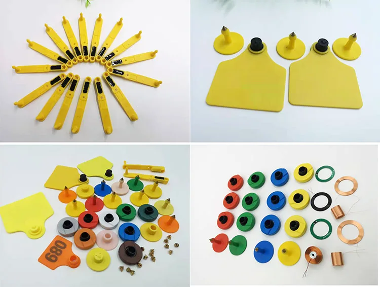 Blank Customize Logo Active NFC Ear Tag Cattle Wireless RFID Ear Tag ...