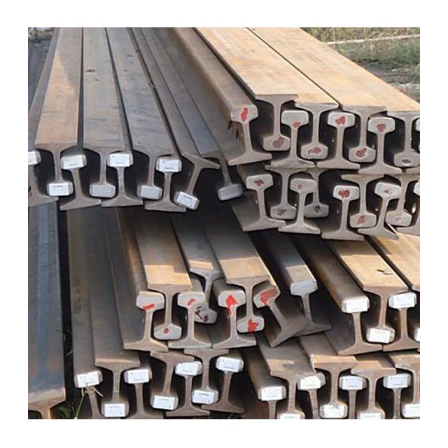 Indian Standard Train Rail Iscr80 Iscr100 Iscr120 Steel Rail 55q/u71mn ...